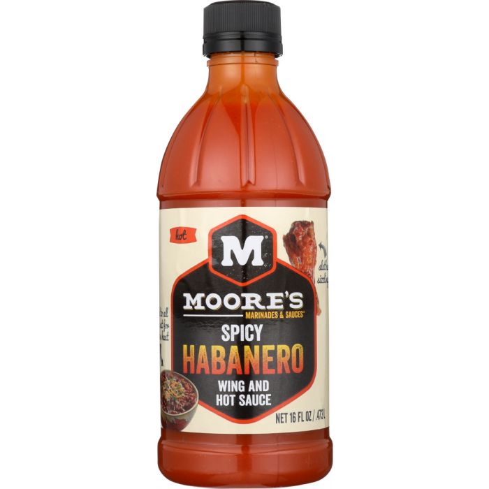 MOORE: Sauce Habanero Wing and Hot, 16 oz – Viiansa